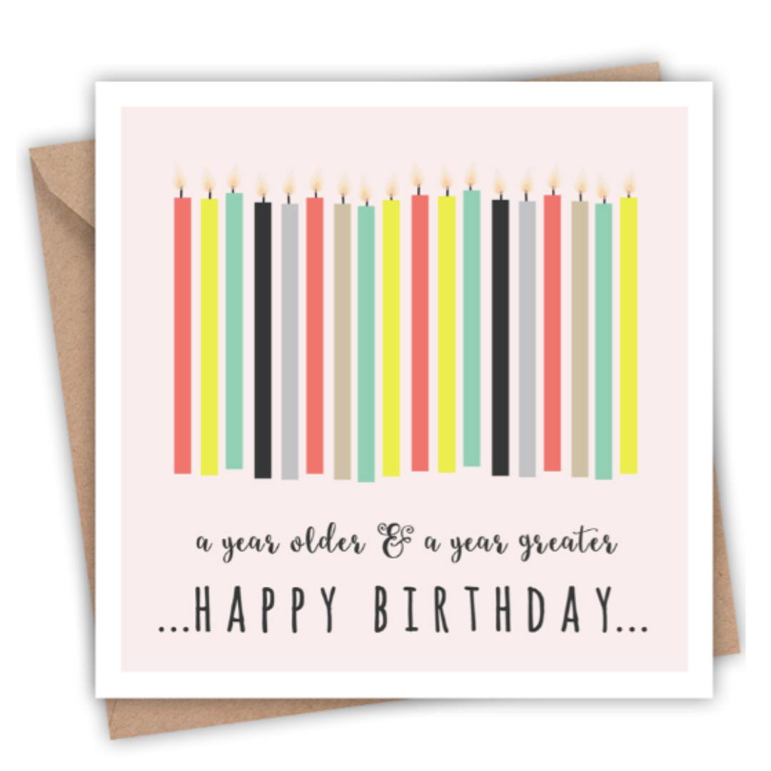 Northern Irish | A Year Older, A Year Greater Birthday Card – Born & Bred