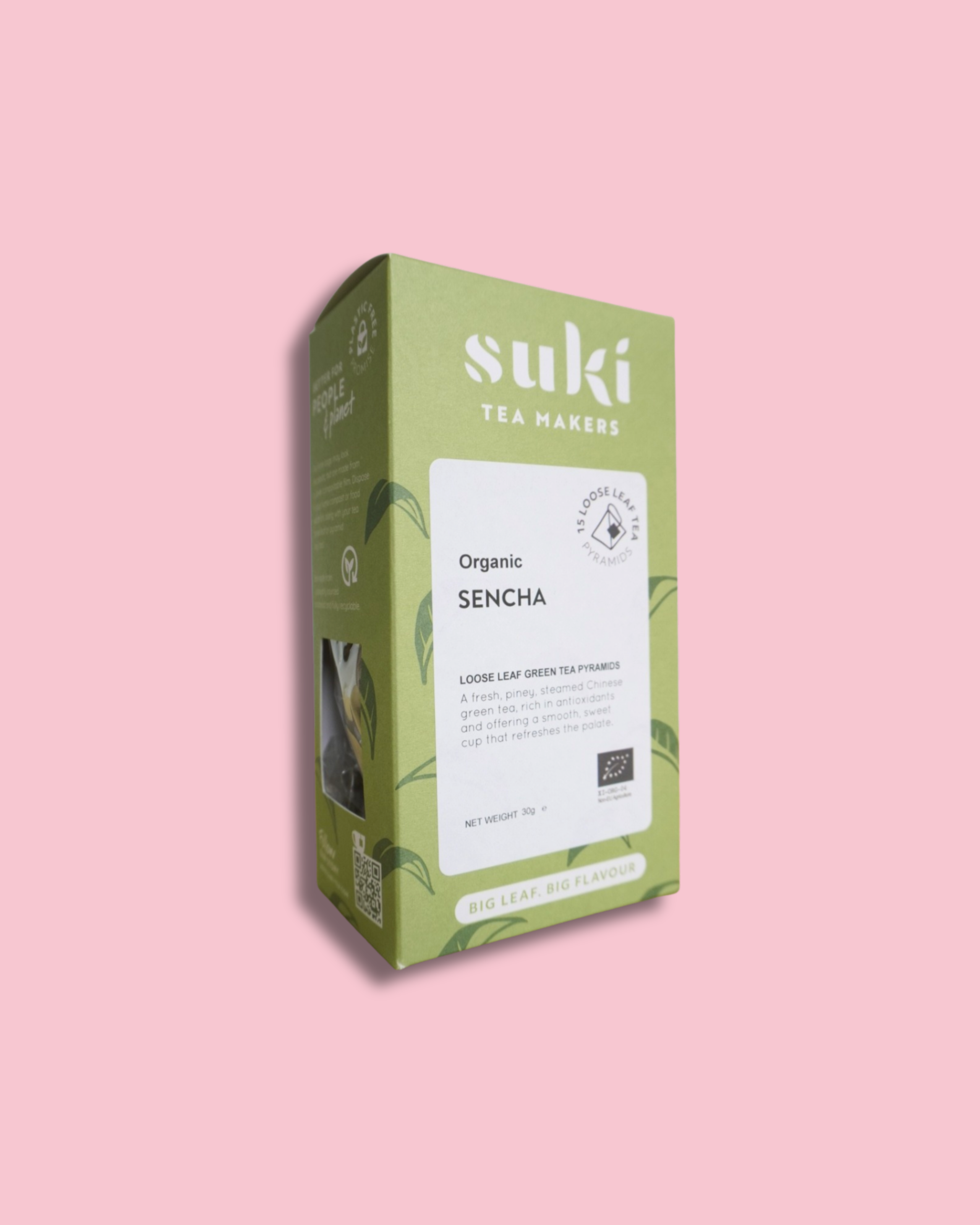 Organic Green Tea Sencha Tea Pyramids | Suki Tea – Born & Bred