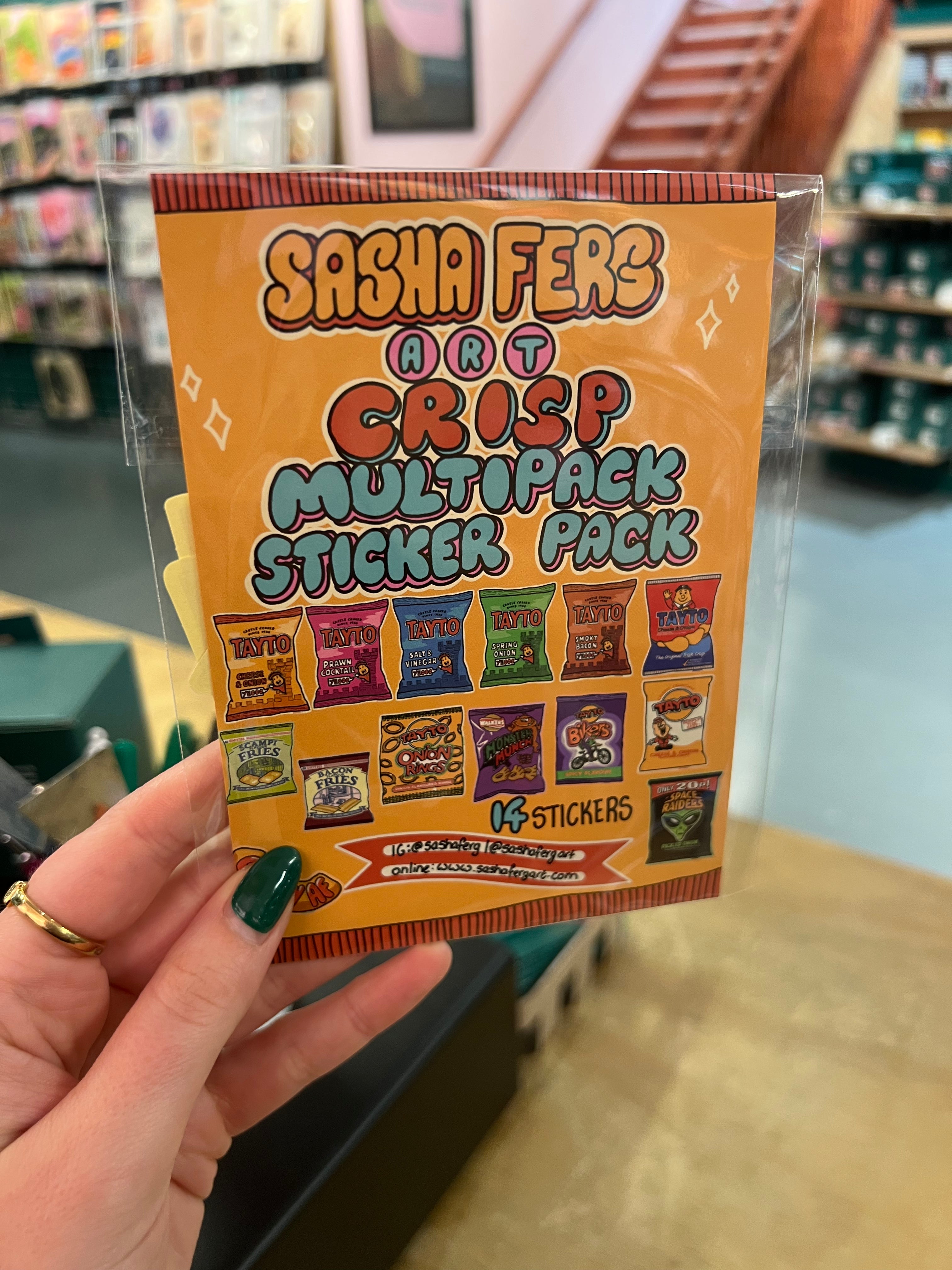 Crisp Sticker Multipack | Locally Illustrated – Born & Bred