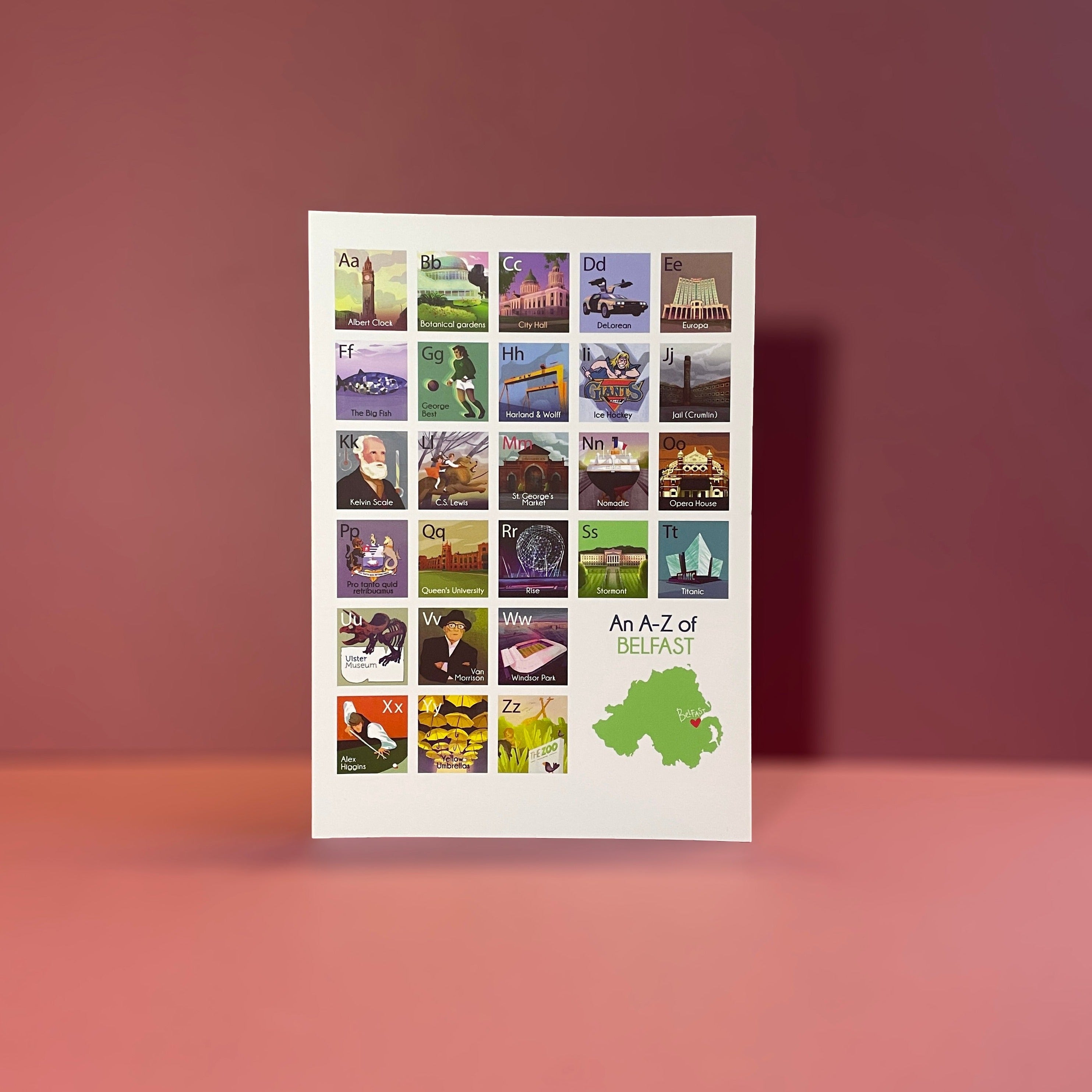 Northern Irish | A-Z of Belfast Card | Derry Nice Things – Born & Bred